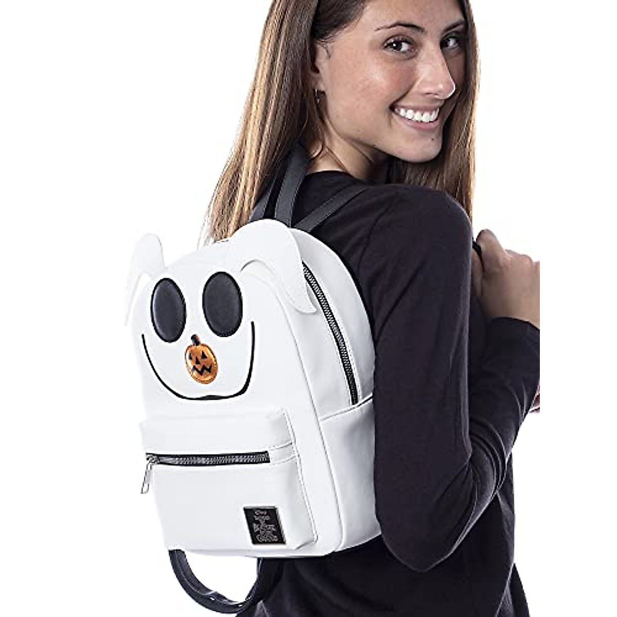 The Nightmare Before Christmas Zero the Dog Faux Leather Tote Bag Mini Backpack