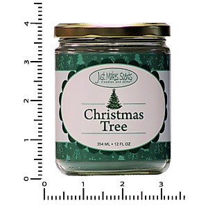 Christmas Tree Scented Blended Soy Candle (12 oz) by Just Makes Scents