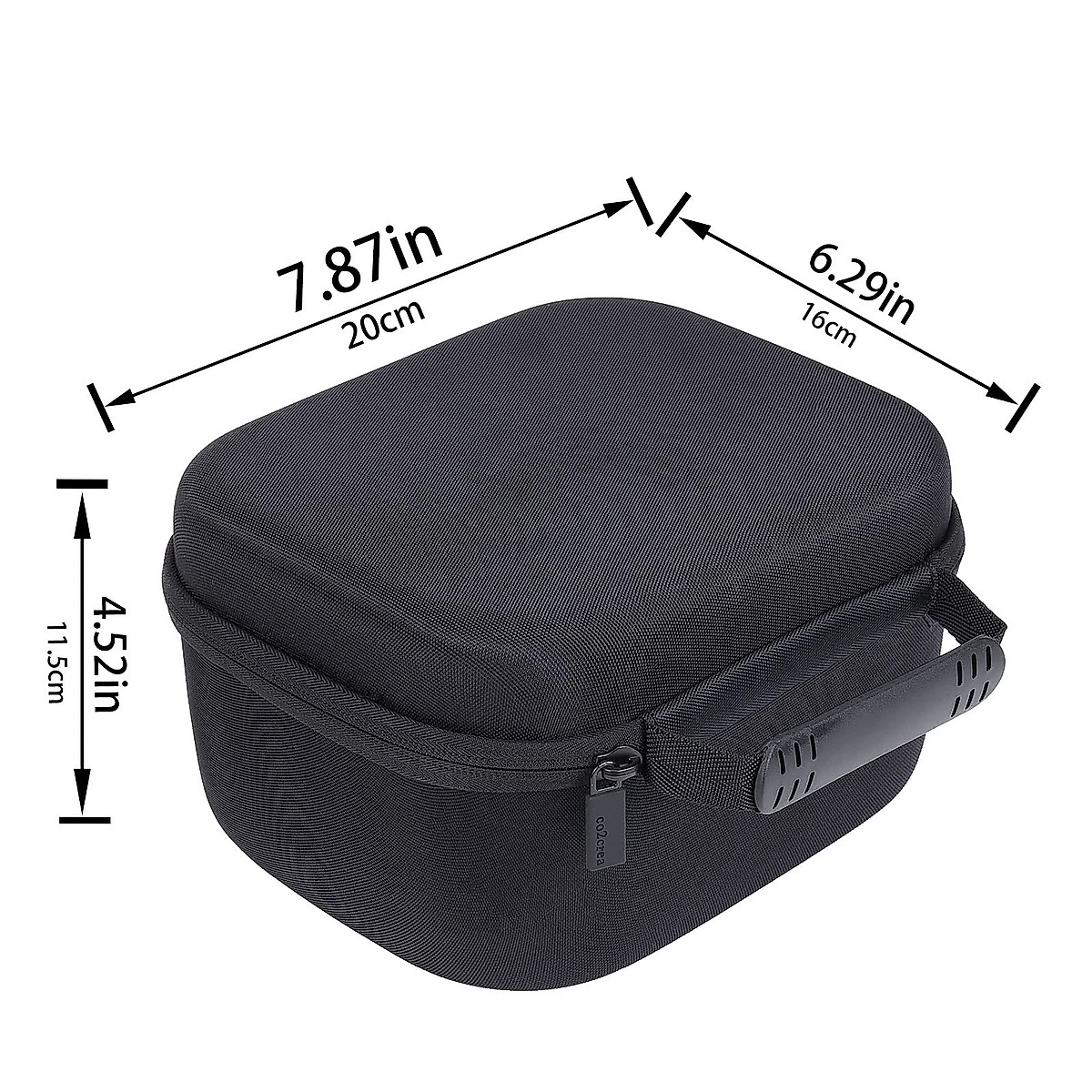 co2CREA Hard Travel Case Replacement for Howard Leight Impact Sport OD Electric Earmuff for Genesis Sharp-Shooter Safety Eyewear Glasses