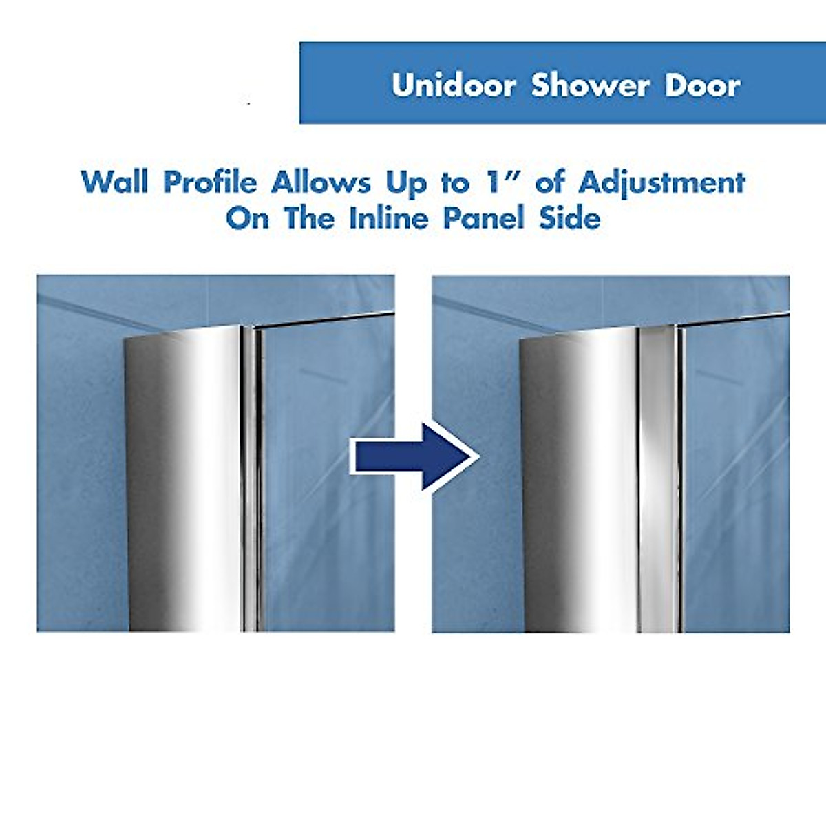 DreamLine Unidoor 37-38 in. W x 72 in. H Frameless Hinged Shower Door with Shelves in Brushed Nickel, SHDR-20377210S-04