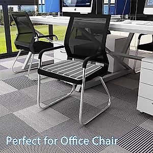 AEROiVi Office Chair Cushion, Non-Slip Car Seat Cushion with 3D Airmesh Pad Easy to Wash Breathable for Long Sitting for Relief and Comfort Square