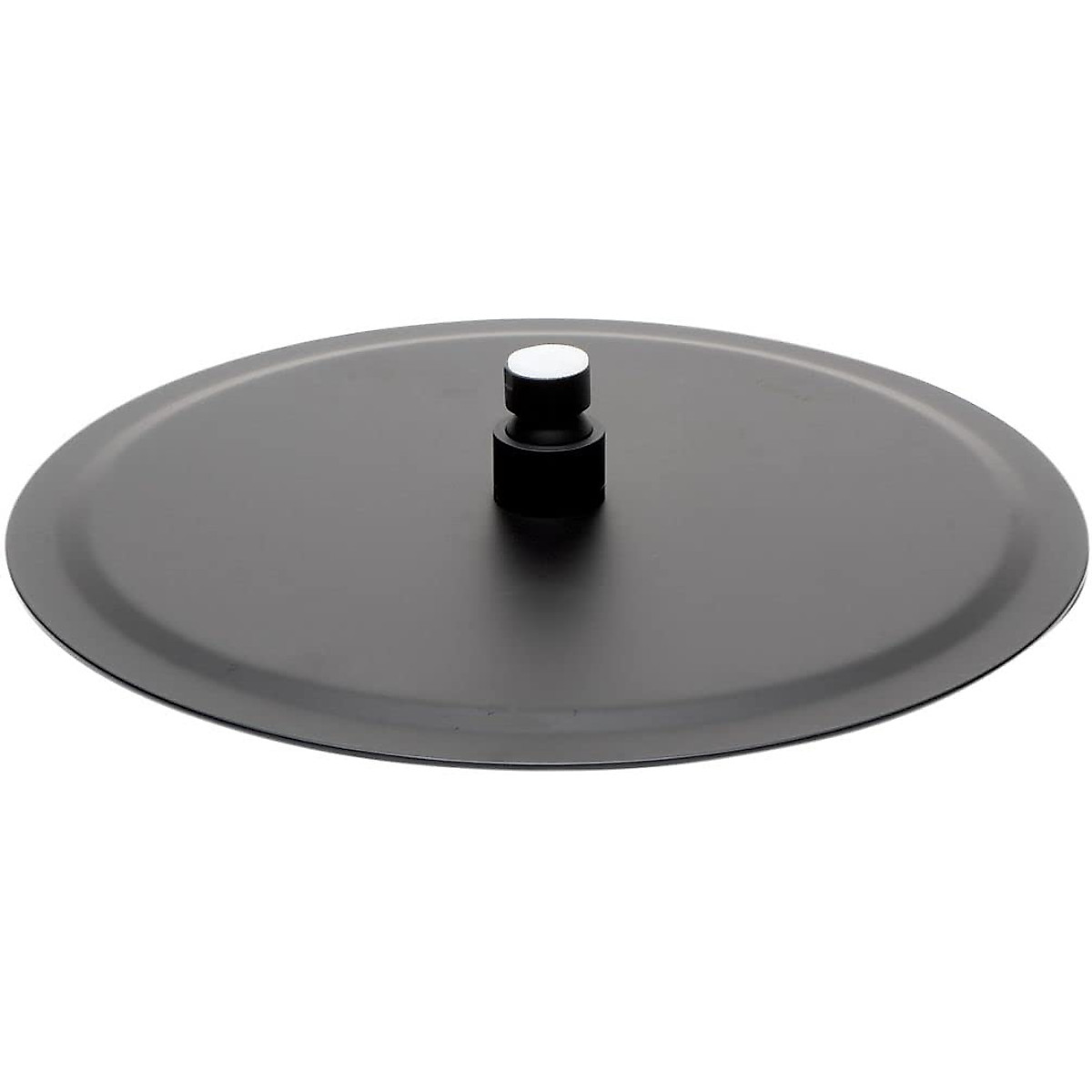 ALFI brand RAIN12R-BM Stainless Steel 12" Round Ultra-Thin Rain Shower Head, 12"L x 12"W x 0.13"H, Black Matte