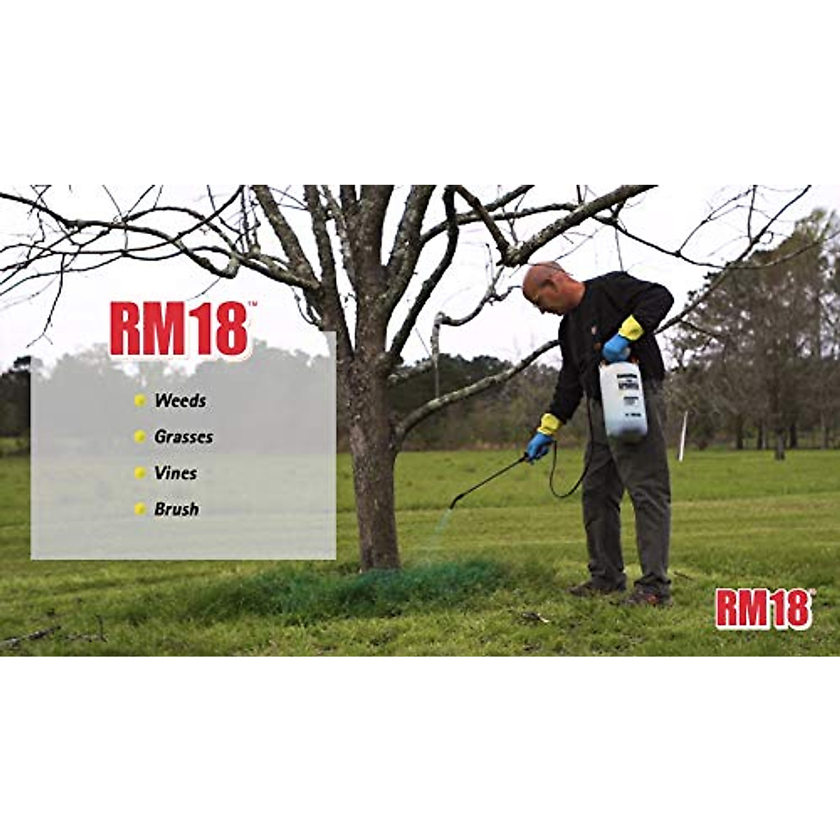 RM18 Fast-Acting Weed & Grass Killer Herbicide, 1-gallon