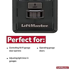 LiftMaster 881LMW Wi-Fi Motion-Detecting Control Panel with Timer-to-Close and Automatic Lighting