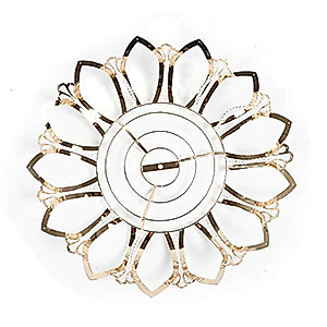 N/B 42 Inch Modern Gold Crystal Chandelier Fan with Retractable Blades Ceiling Fan with Light LED and Remote Control Indoor Fan Suitable for Dining Room Bedroom