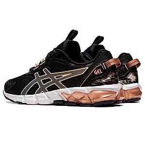 ASICS Women's Gel-Quantum 90 Sportstyle Shoes, 9, Black/Rose Gold