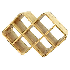 Oenophilia Bamboo Wine Rack - 8 Bottle