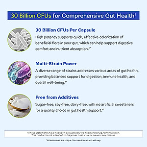 Gundry MD® 24 Strain Probiotic with 30 Billion CFUs, 30 Count