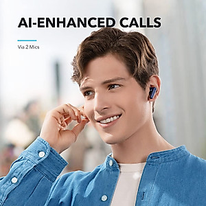 Soundcore by Anker P20i True Wireless Earbuds, 10mm Drivers with Big Bass, Bluetooth 5.3, 30H Long Playtime, Water-Resistant, 2 Mics for AI Clear Calls, 22 Preset EQs, Customization via App