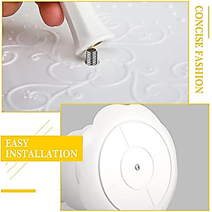 6 Packs Dessert Stand 3 Tiers Plastic Cupcake Stand Serving Tray Cupcake Display Stand Cookie Trays for Parties Round Flower Square Candy Trays for Display Party and Platters for Home (White)