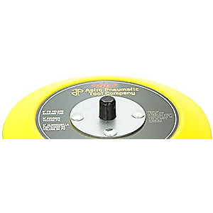 Astro Pneumatic Tool 4607 5" PU Hook & Loop Backing Pad , yellow