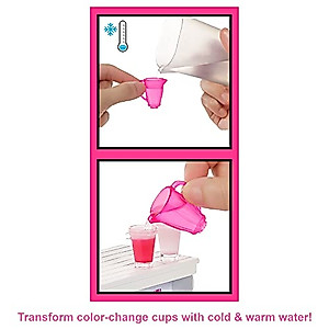 Barbie GRN75​ Smoothie Bar Playset with Blonde Doll, Smoothie Bar & 10 Accessories, Multicolor, 30.5 cm*5.8 cm*12.7 cm