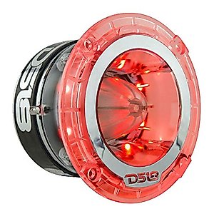 DS18 PRO-TW4L RGB Super Tweeter - 1.75", Polycarbonate Frame and Titanium Diaphragm, 560W Max, 280W RMS, 4 Ohms, Built in Crossover - PRO Tweeters are The Best in The Pro Audio Market (1 Speaker)