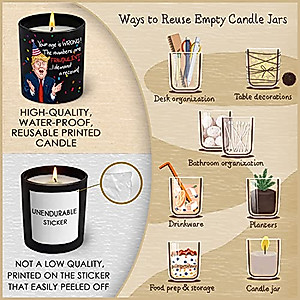 TEEZWONDER Birthday Gifts for Men - Gifts for Women - Bestfriend Gifts - Men Gifts for Dad - Unique Gifts for Men - Birthday Candles Gift Vanilla Lavender - Scented Candle 10oz