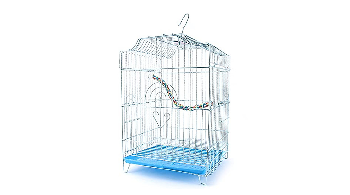 Durable Bird Cage Rope Perch for Parrots & Lovebirds