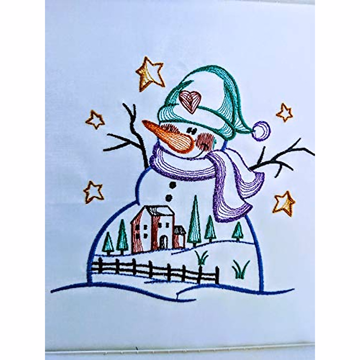 Quilt Kit Country Christmas/Pre Cut Ready to Sew/Finished Embroidery