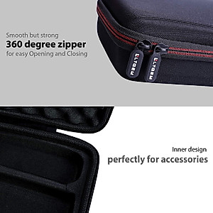 LTGEM EVA Hard Case for Numark DJ2GO2 or Numark DJ2GO2 Touch – Compact 2 Deck USB DJ Controller (Black)