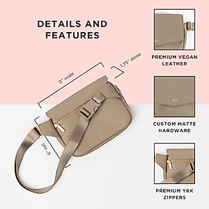 Freshly Picked Classic Park Pack Belt Bag, Fanny Packs for Women, Wear as a Waist Bag or Crossbody (Aspen)