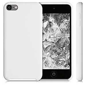kwmobile TPU Silicone Case Compatible with Apple iPod Touch 6G / 7G (6th and 7th Generation) - Case Soft Flexible Protective Cover - White Matte
