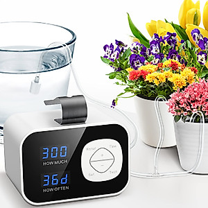 Kollea Reliable Automatic Watering System, Christmas Tree Plant Self Watering System Automatic Drip Irrigation Kit with 60-Day Programmable Timer, Indoor Irrigation System for Potted Plants