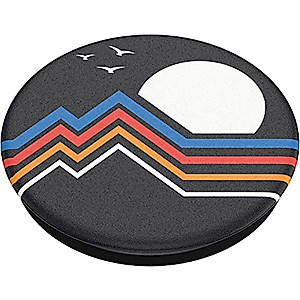 ​​​​PopSockets: Phone Grip with Expanding Kickstand, Pop Socket for Phone - Moon Horizon