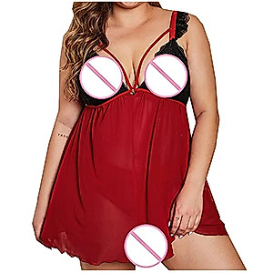 Mnhhatv couples sex items for couples bsdm sets for couples sex restraint set for sex handcuffs sex sex novelties Plus Size Lingerie for Women for Sex Naughty Play Red