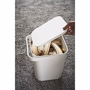 YAMAZAKI home Tower Storage Bin White
