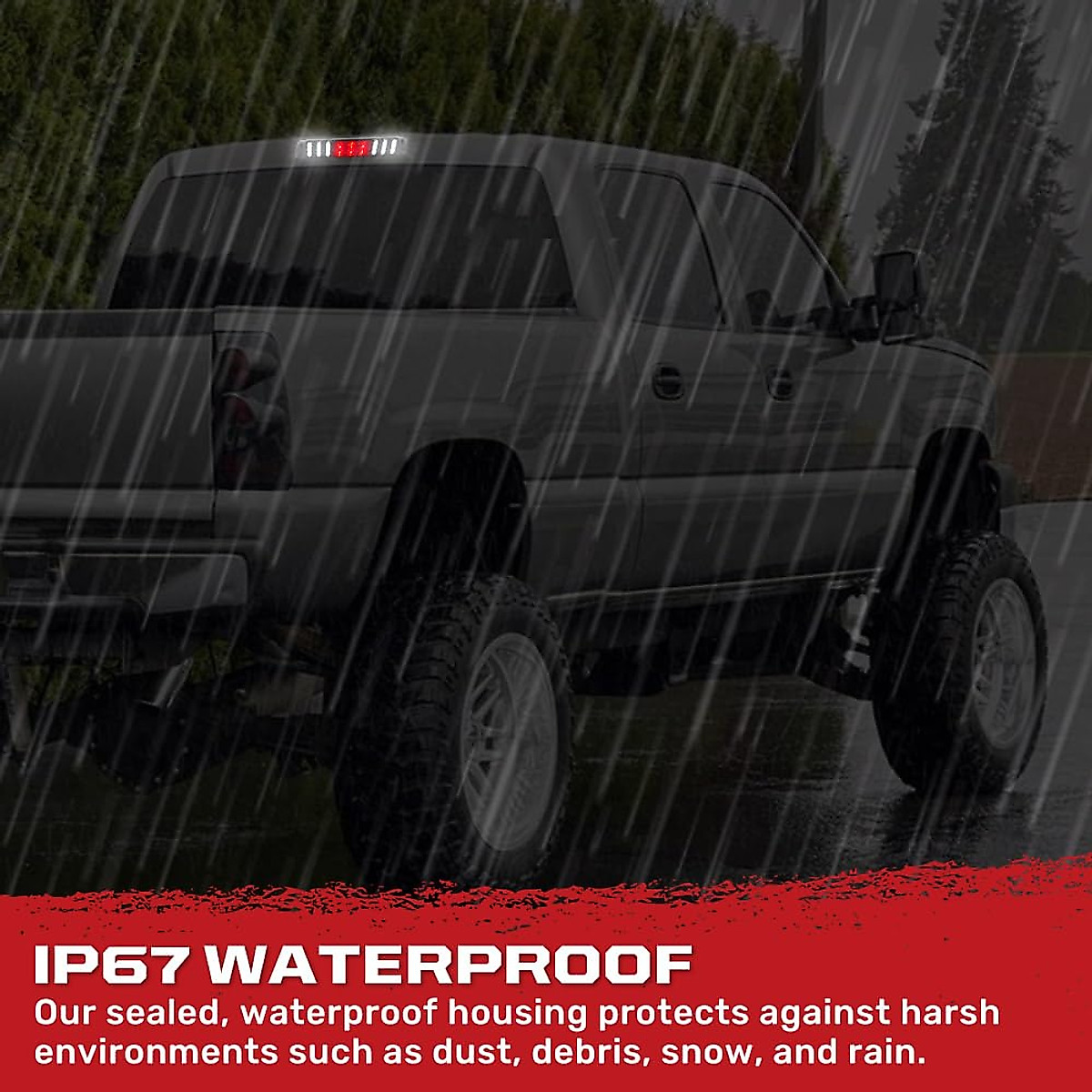 Recon 264115BK LED Third Brake Light Kit - Smoked Lens