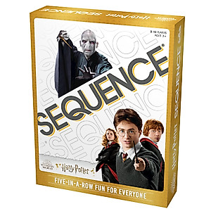 Harry Potter Sequence Board Game - Five-in-A-Row Fun for Everyone - Featuring Witches and Wizards from Harry Potter by Goliath