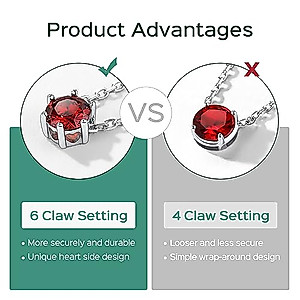 ChicSilver March Birthstone Necklace 925 Sterling Silver Blue Aquamarine Necklace Tiny Birthstone Jewelry with 16 Inch Chain Necklace