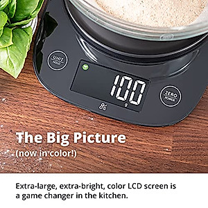 Greater Goods Premium Baking Scale - Ultra Accurate, Digital Kitchen Scale | Prep Baked Goods, Weigh Food and Coffee, or Use for Meal Prep | Four Units of Measurement | Designed in St. Louis