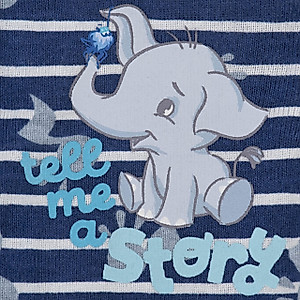 Canticos Unisex-Baby Boys' 2-Pack Snug Fit Footless Cotton Pajamas, Blue, 18 Months