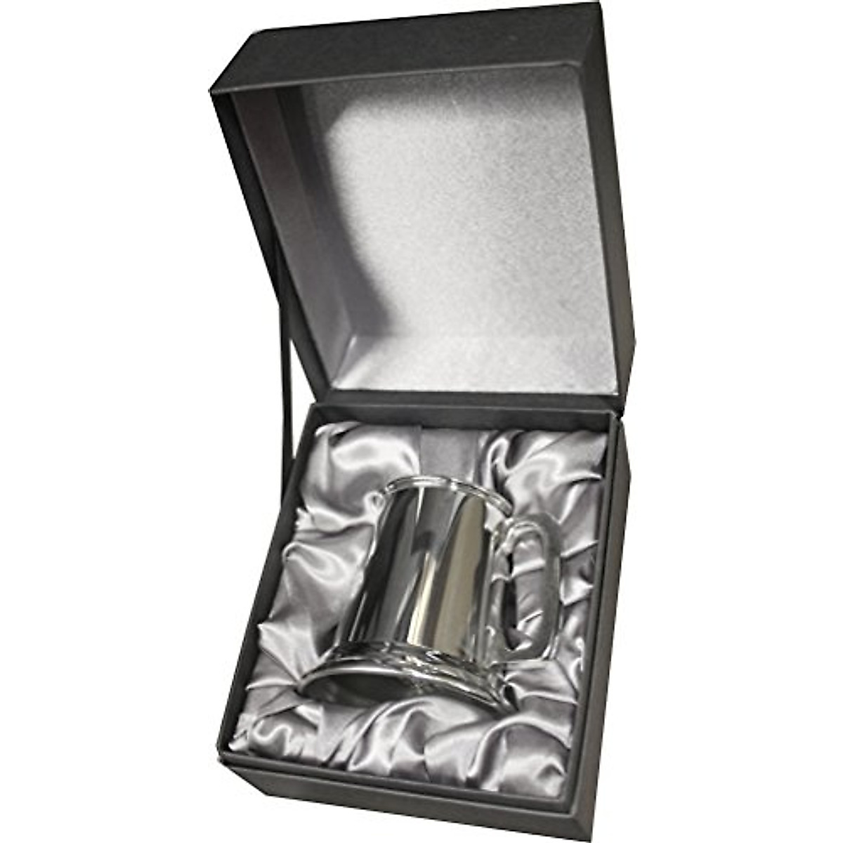 Wentworth Pewter - Plain Pewter Quarter Pint - Engraved Free - Baby Mug, Baby Gift, Keepsake, Christening, Wedding, in presentation box