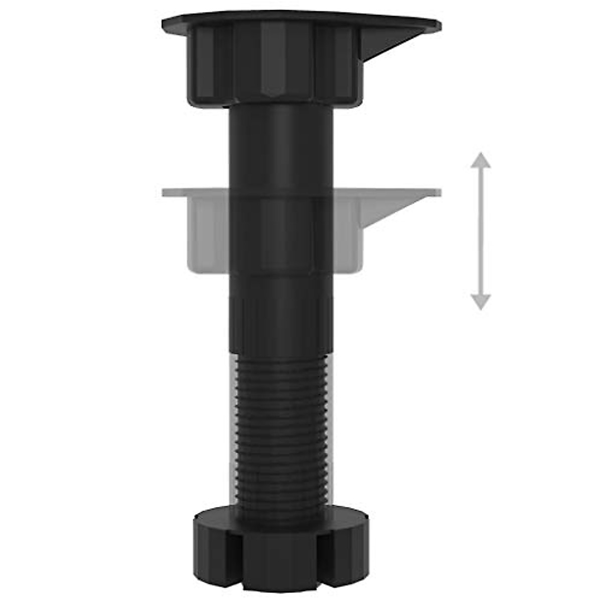 Aisifx Drawer Bottom Cabinet Black 23.6"x18.1"x32.1" Engineered Wood