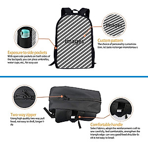 URTEOM Comfortable School Bookbag Backpack Sunflower With Distressed American Flag Adjustable Shoulder Straps Laptop Daypack for School Office Library Shopping Climbing Yoga Beach