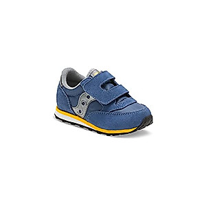 Saucony mens Baby Jazz Hook & Loop Sneaker, Blue/Grey, 10.5 US