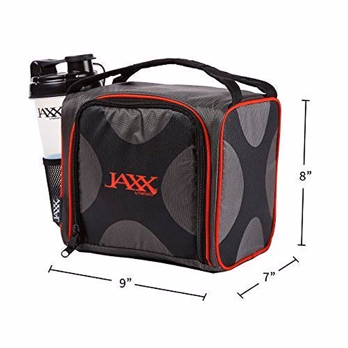 Fit & Fresh Jaxx FitPaks, Standard, Red & Black