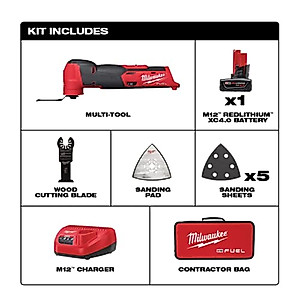 Milwaukee M12 FUEL Oscillating Multi-Tool Kit