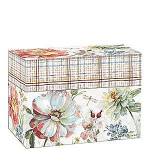 Lang Spring Meadow Card Recipe Box, Small, MULTI