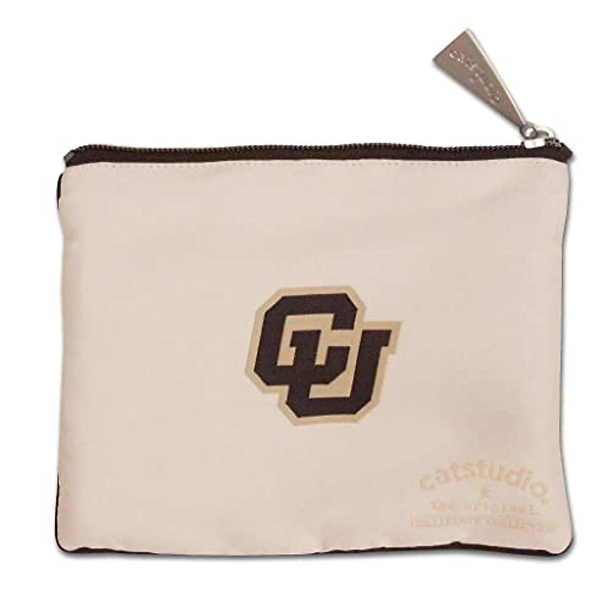 Catstudio University of Colorado Boulder Collegiate Zipper Pouch Purse | Holds Your Phone, Coins, Pencils, Makeup, Dog Treats, & Tech Tools