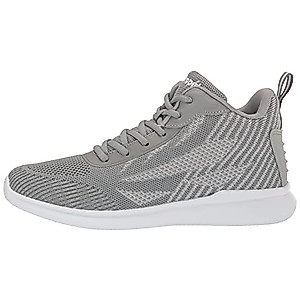 Propet Women's TravelBound Hi Sneakers, Grey, 7 XX-Wide US