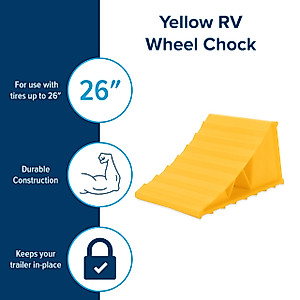 Camco 44412 Wheel Chock - Single