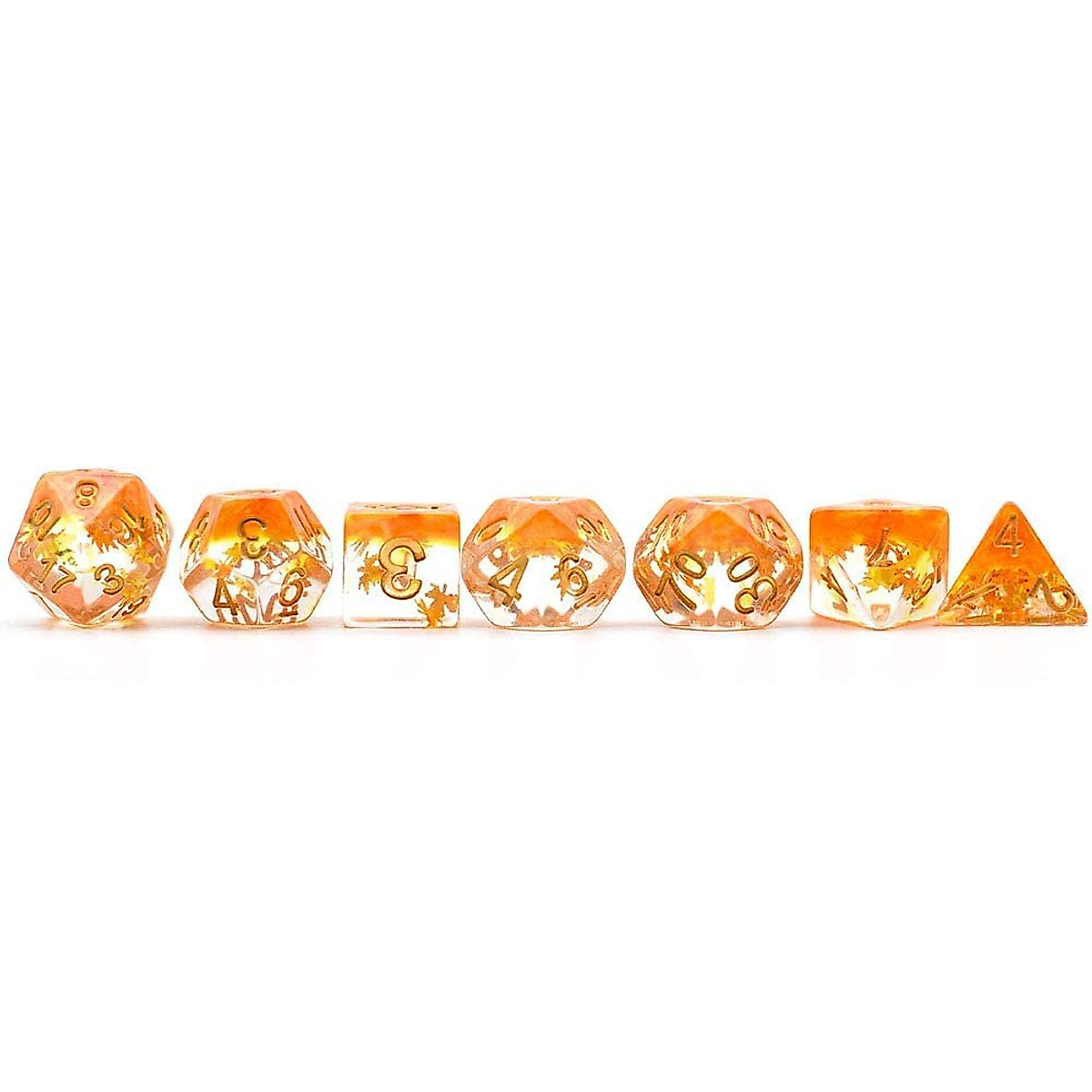 Four Seasons Dice Autumn Dice DND for Dungeons and Dragons(D&D) Role Playing Game(RPG) MTG Pathfinder Table Game Dice (Fall Dice)