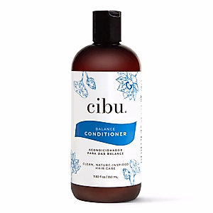 CIBU Balance Conditioner 30063 Nutrient-Rich Formula Moisturizes, Strengthens & Repairs Dry Hair | Sulfate-Free For All Hair Types/Textures | Gentle For Daily Use for Clean, Healthy Shine 11.83oz