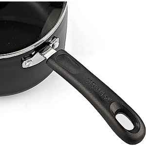 Cook N Home Nonstick Saucepan, 2 quart, Black