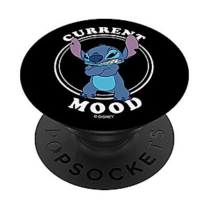 Disney Lilo and Stitch Angry Stitch Current Mood PopSockets PopGrip: Swappable Grip for Phones & Tablets