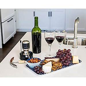 Aervana Original: Electric Wine Aerator and Pourer/Dispenser - Air Decanter - Personal Wine Tap for Red and White Wine 750 ml and 1.5 l (With Stand)