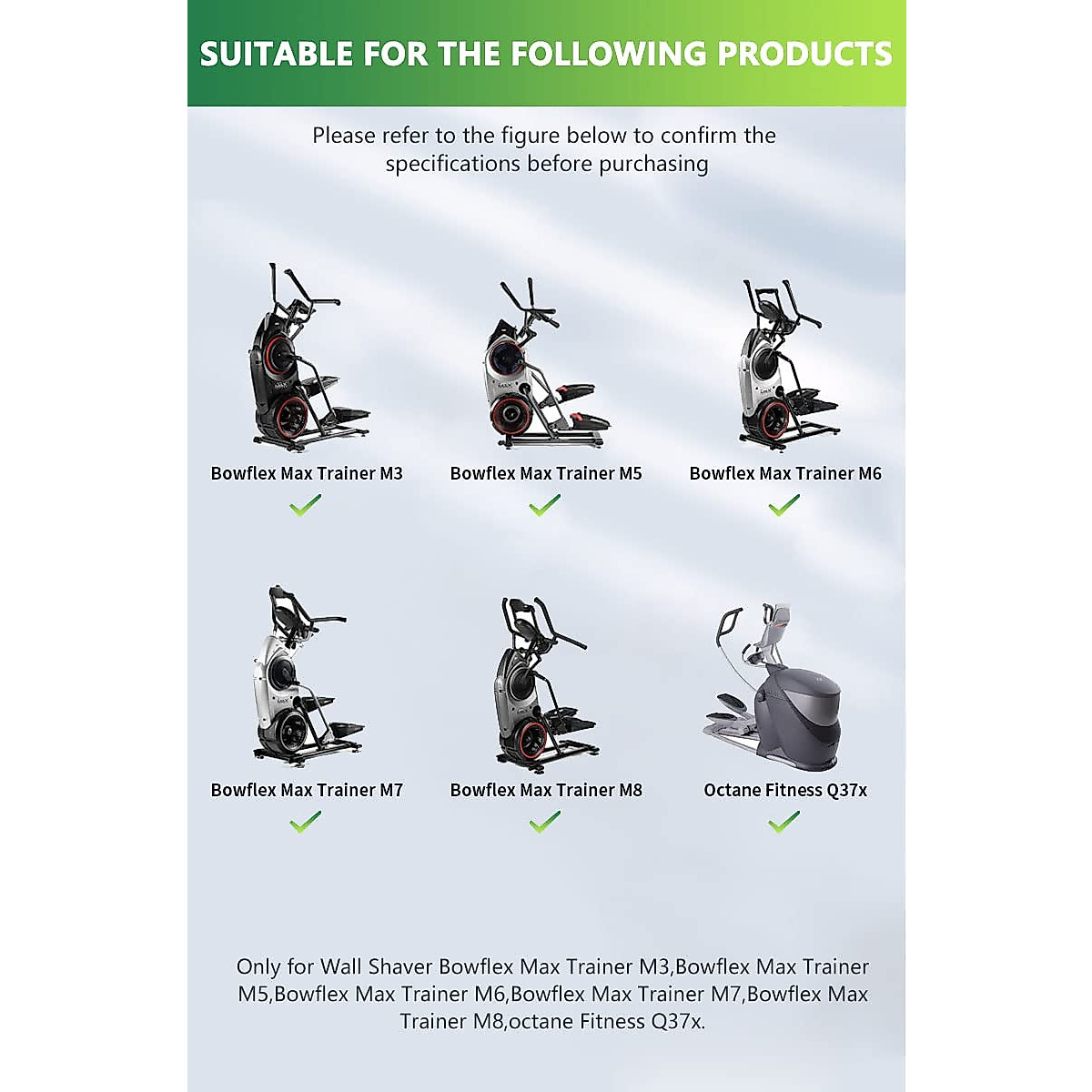 Czepa 9V Power Charger Compatible with Bowflex Max Trainer M5 M6 M7 M8 HVT Plus Octane Fitness xR6e Q35E Q37C Q37x Power Cord Adapter