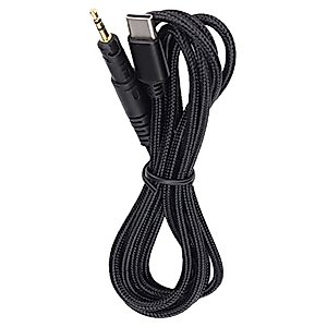 Headphone Cable , TypeC to 2.5mm Universal Headset Cable Oxygen free Copper Wire OFC Copper Wire Headphone Replacement Cable Suitable for ATH M40x ATH M50x ATH M60x ATH M70x