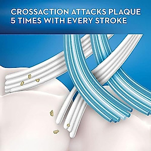 Oral-B Battery Powered CrossAction Deep Reach Manual Toothbrush, Medium, 2 count (Color May Vary)